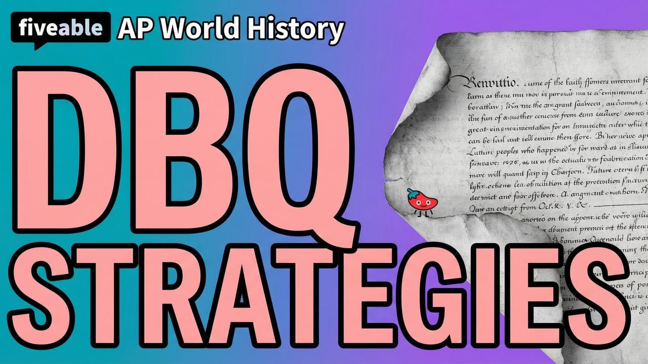 AP World History - Q&A: DBQ Strategies & Sourcing | Fiveable Cram Archive