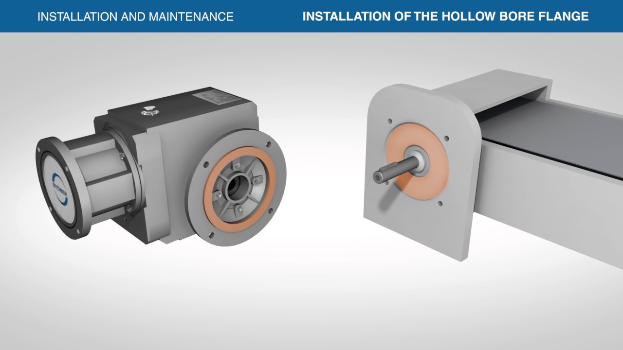 Installation and Maintenance Series: Hollow Bore Flange Mount - YouTube