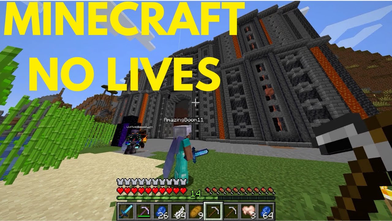 MINECRAFT NO LIVES! - YouTube