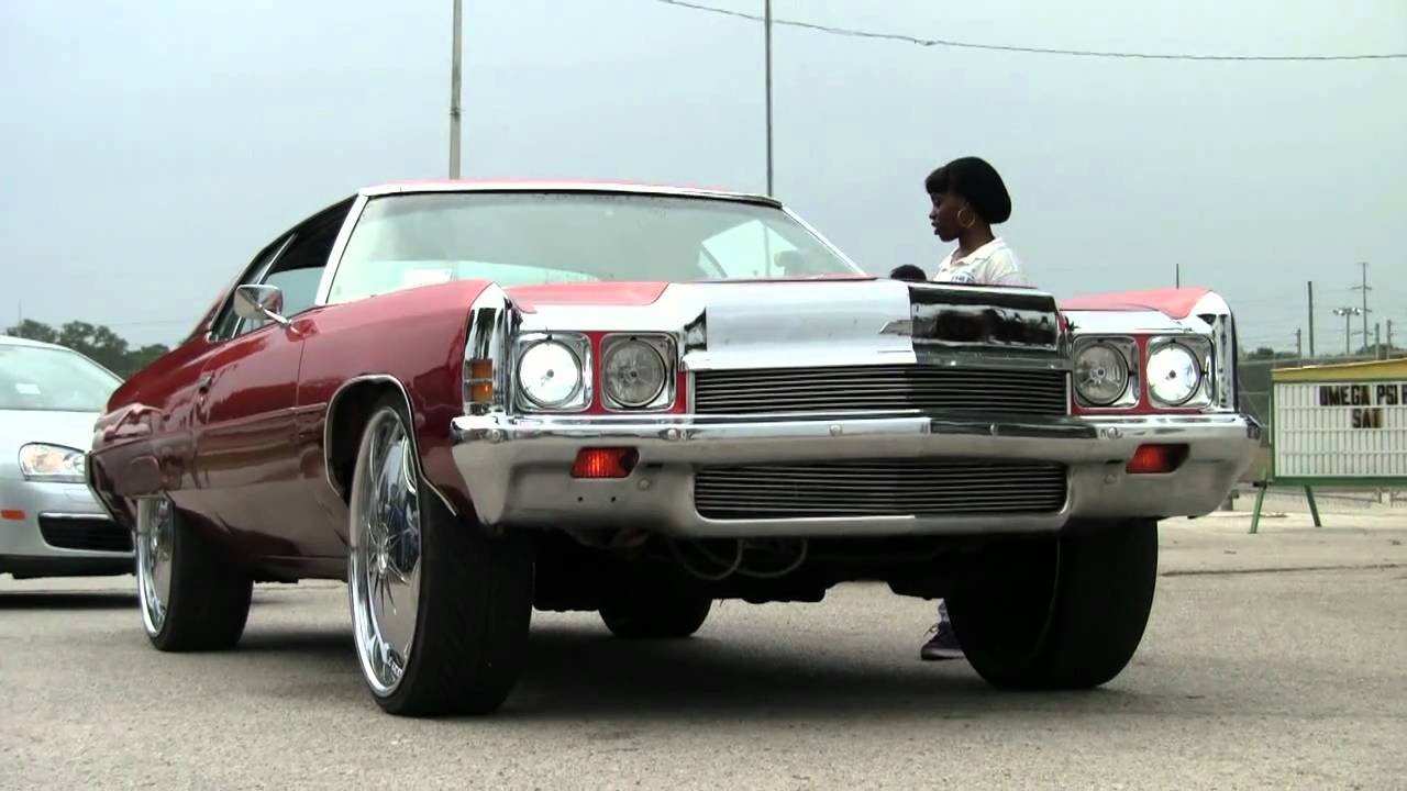 1972 IMPALA DONK ON 26 INCH DUB GANJA RIMS - YouTube