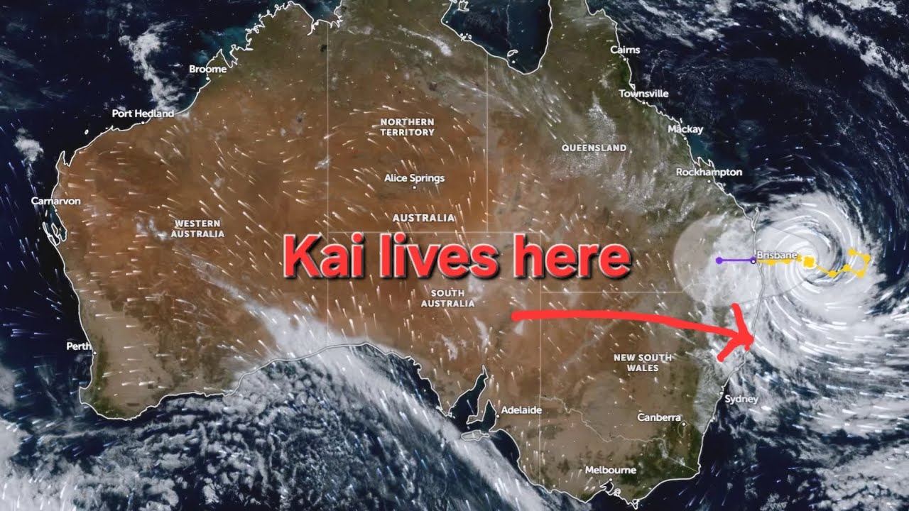 Kai not concerned about a cyclone - YouTube