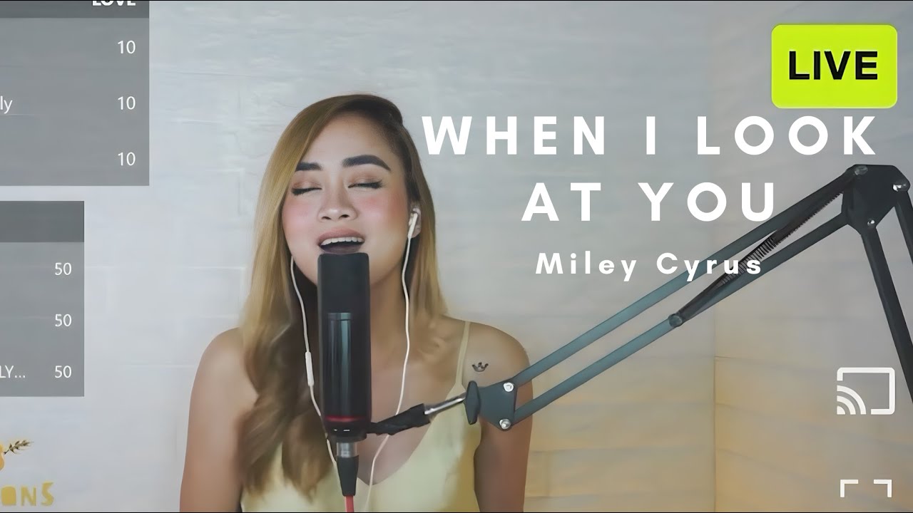 When I look at you - Miley Cyrus - YouTube