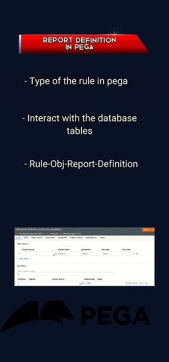 Report Definition in PEGA | 2sourcefort - YouTube