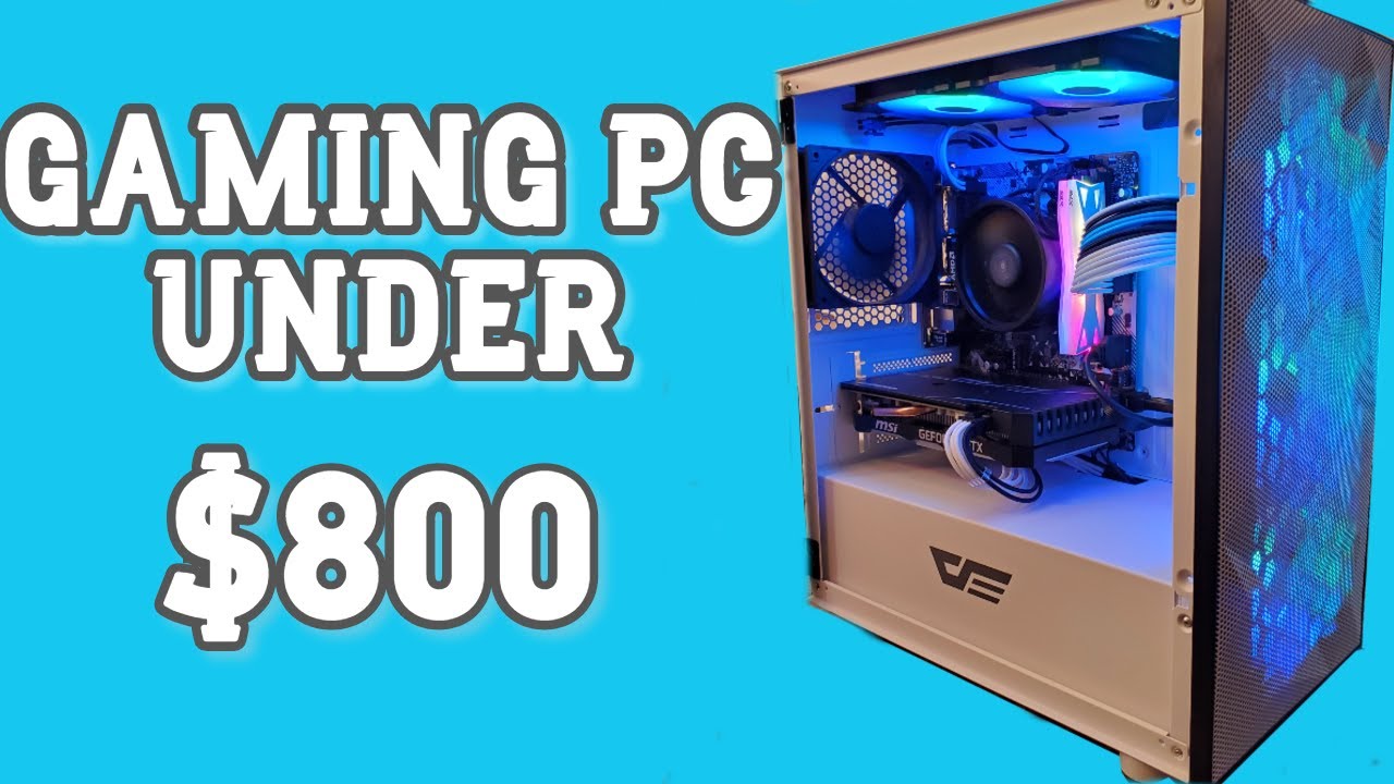 800 gaming PC Build | Ryzen 5 3600 GTX 1660 + benchmarks - YouTube