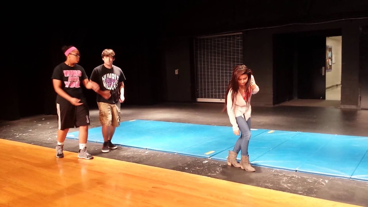 Stage Combat: Paul, Janelle, and Chelsea (Edited) - YouTube