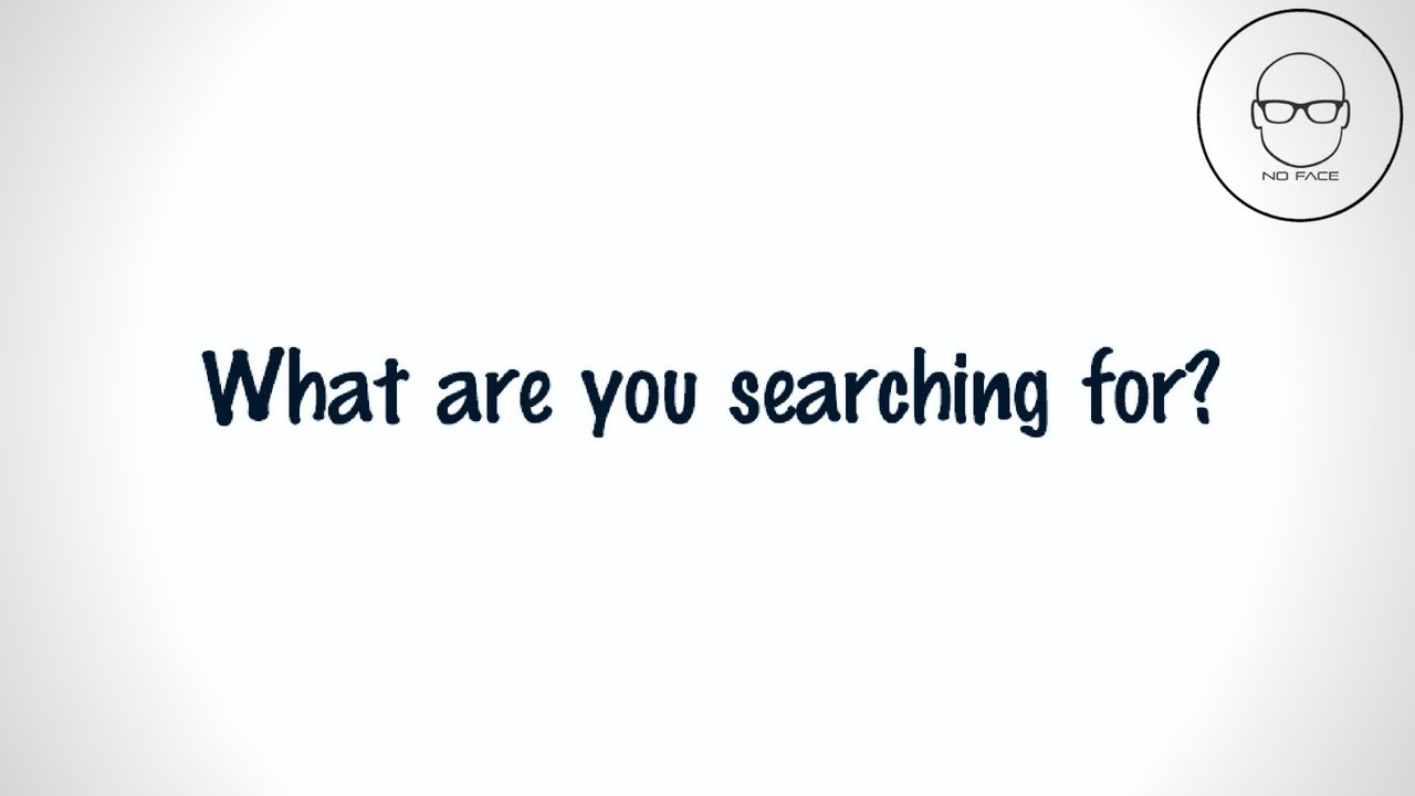 You won't find it. - An Endless Search for Nothing (Experimental) - YouTube