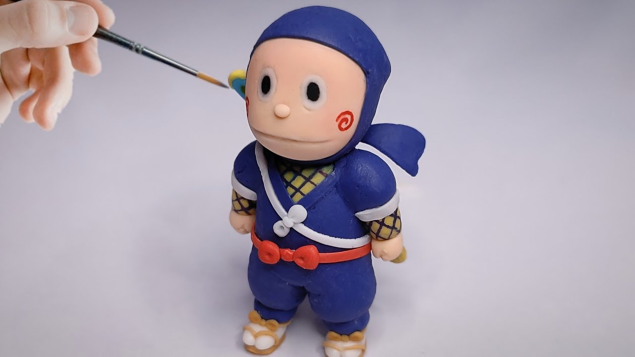 Making Clay Ninja Hattori ||clay tutorial - YouTube