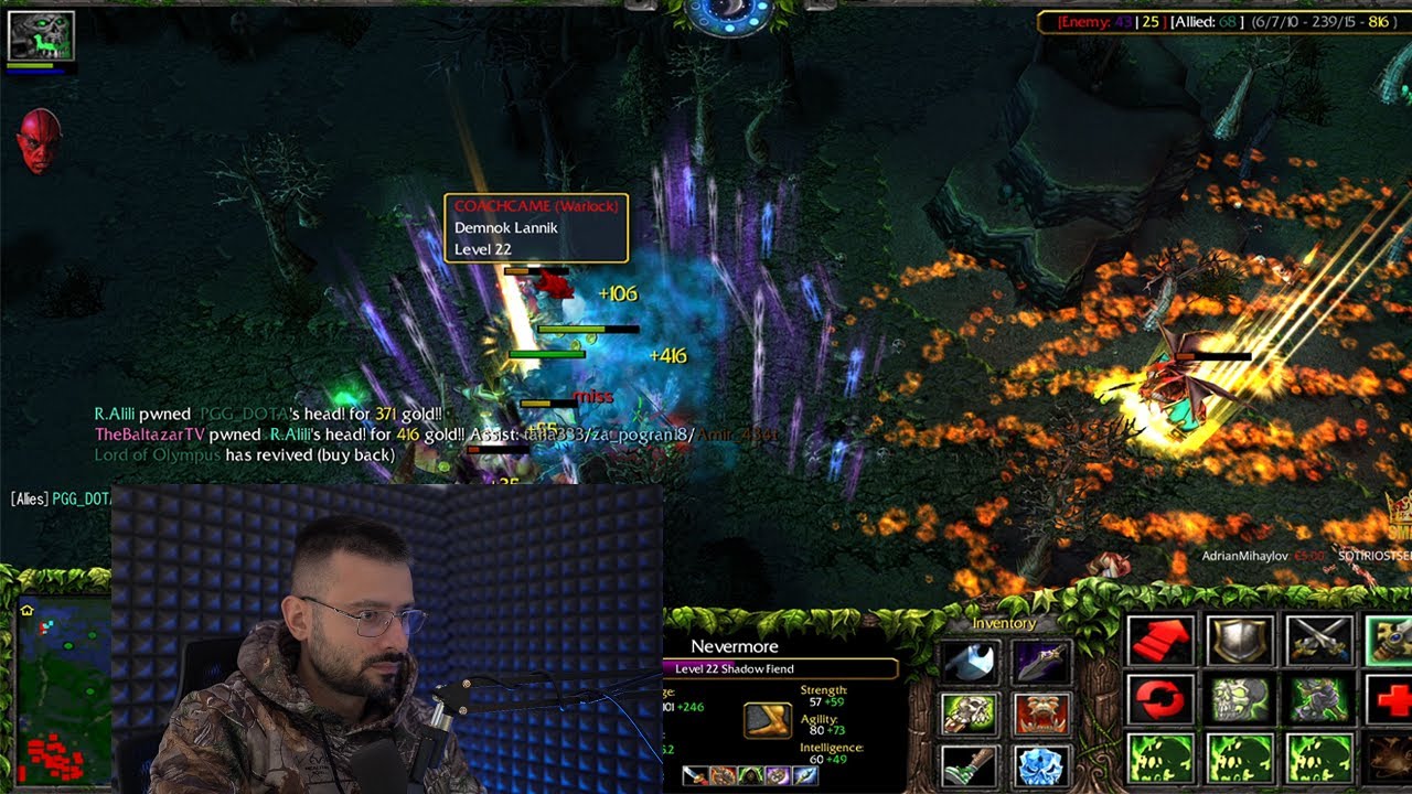 DOTA LIVE: -SD MODE (GO GO BRRRO) - YouTube
