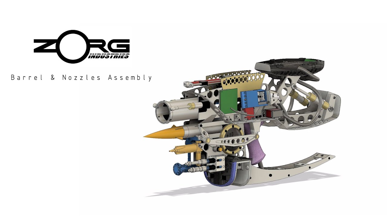 ZF1 Barrel & Nozzles Assembly - Pt.12 - Full Prop Build - JakeCanMake ...