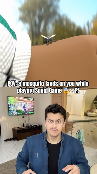 What would you do if a mosquito lands on you while you in SQUID GAMES ...
