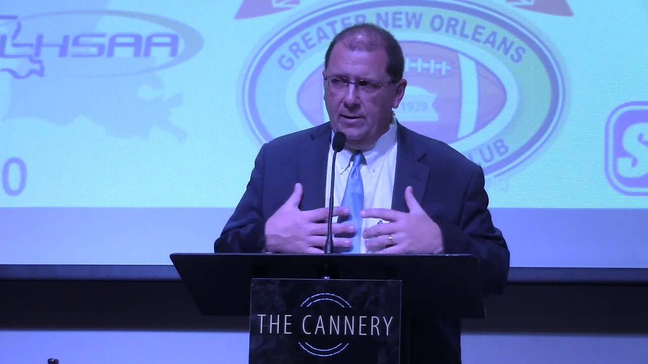 Jesuit HC Mark Songy at Greater N.O. QB Club- Dec 1, 2014 - YouTube