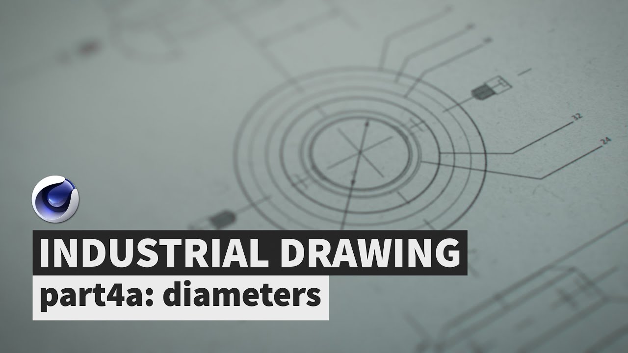 [EN] Industrial drawing part4a: diameters - YouTube