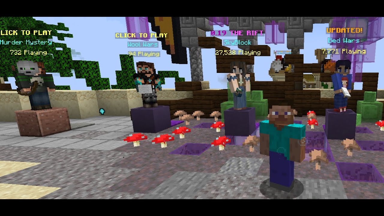 Hypixel minigame videók 6. rész - YouTube