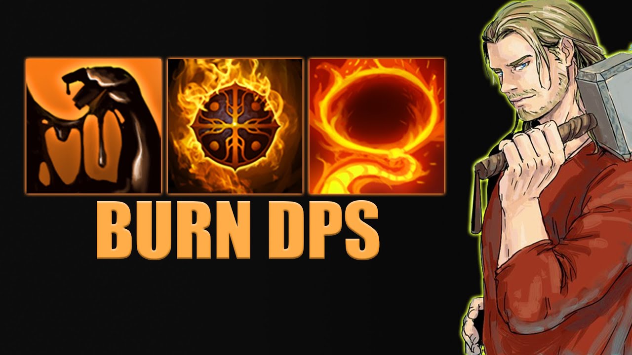 Burn DPS STICKY NAPALM + FLAME GUARD | Ability Draft - YouTube