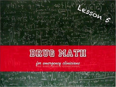 Drug Math Tutorial - Lesson 5 - YouTube