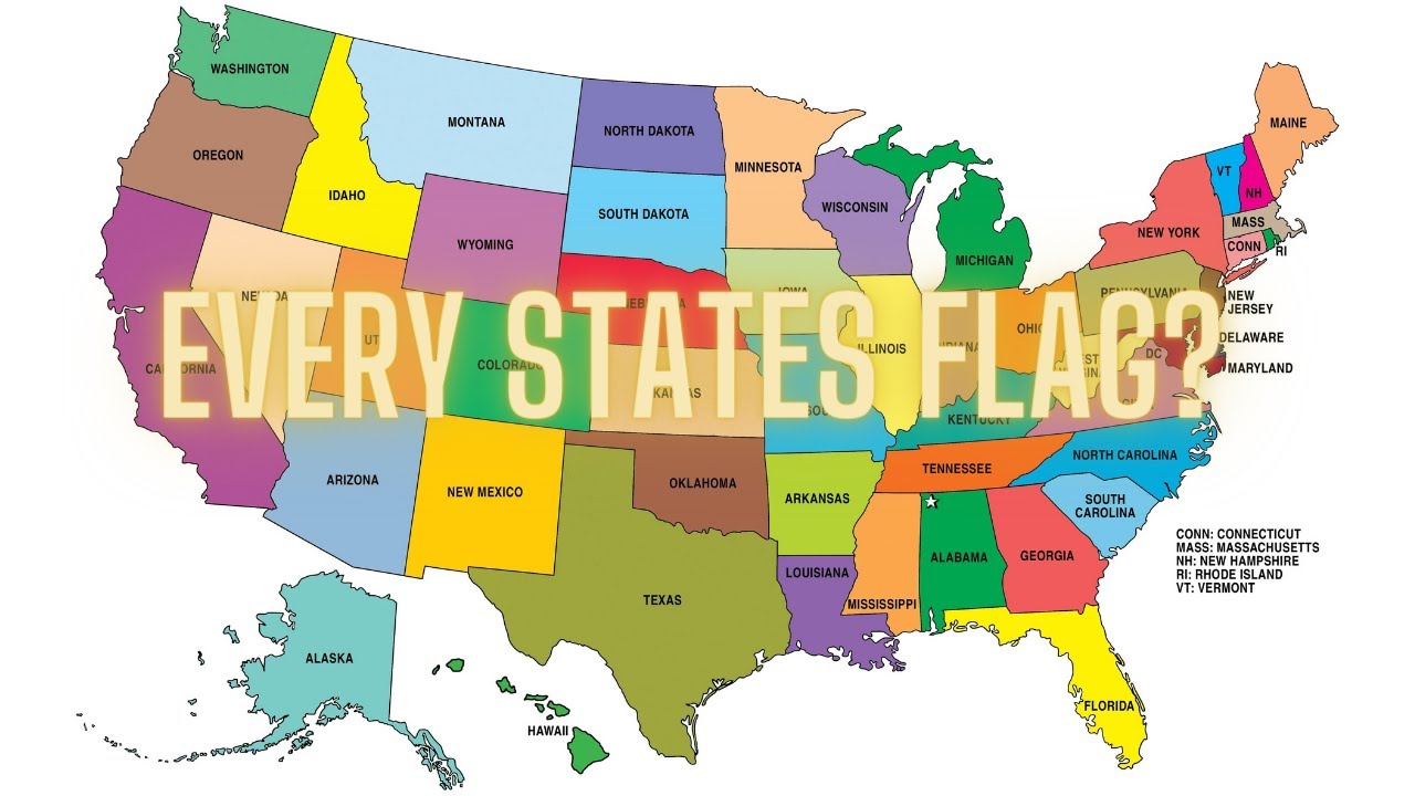 Can I name every US states flag - YouTube