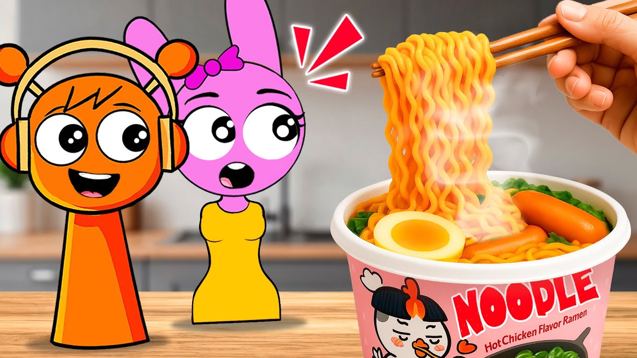 Oren, Pinki and The Magical Bowl of Noodles | In Real Life 2D - YouTube
