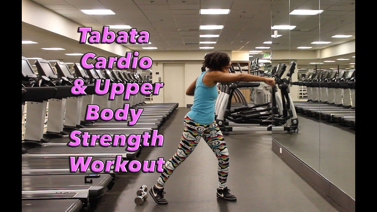 Cardio & Upper Body Strength Workout - YouTube