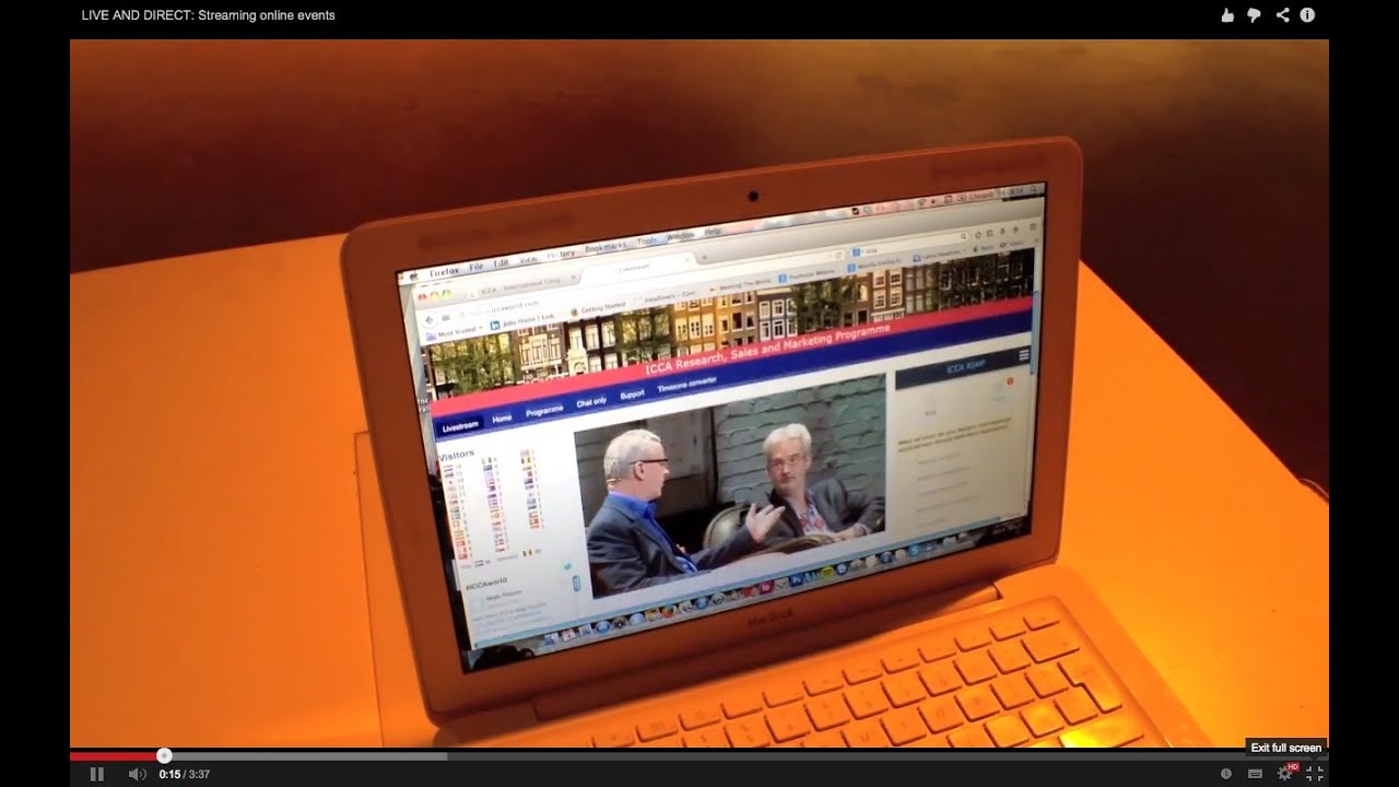 LIVE AND DIRECT: Streaming online events - YouTube