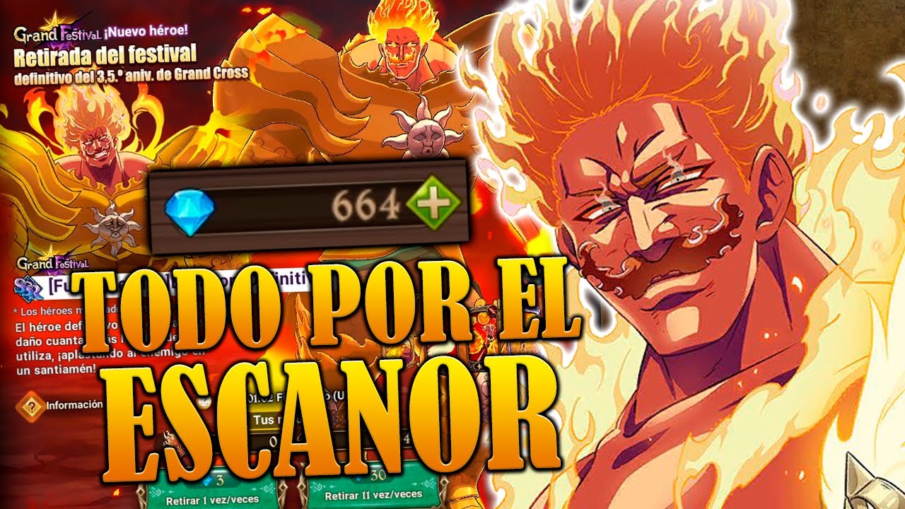 Tirando Mis Humildes Gemas Al Banner de Escanor Festival / The Seven ...