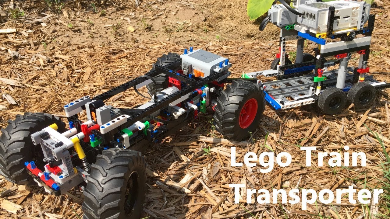 Lego Technic Train Transporter - YouTube