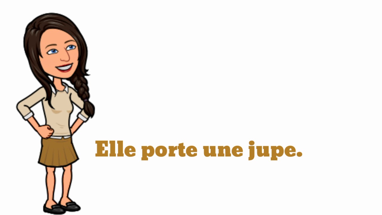 Qu'est-ce que tu portes?-6.razred - YouTube