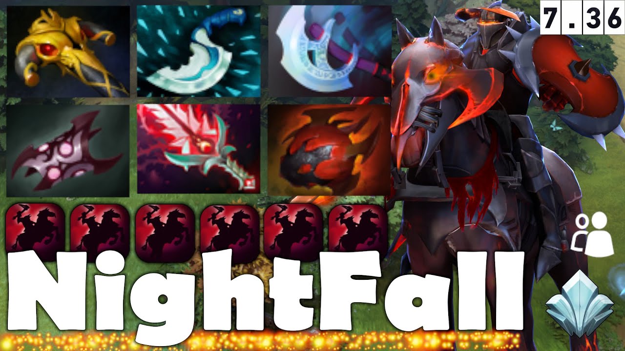 NightFall Chaos Knight Dota 2 7.36c Pro Gameplay - NoobSupport13 - YouTube