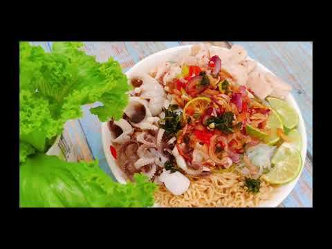 Easy&Simple Thai Mama noodle seafood salad ~ 泰式妈妈面沙拉