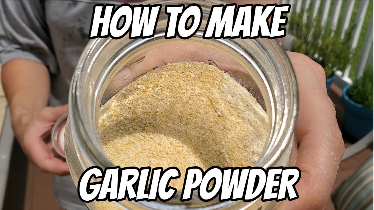 How to make Homemade Garlic Powder - YouTube