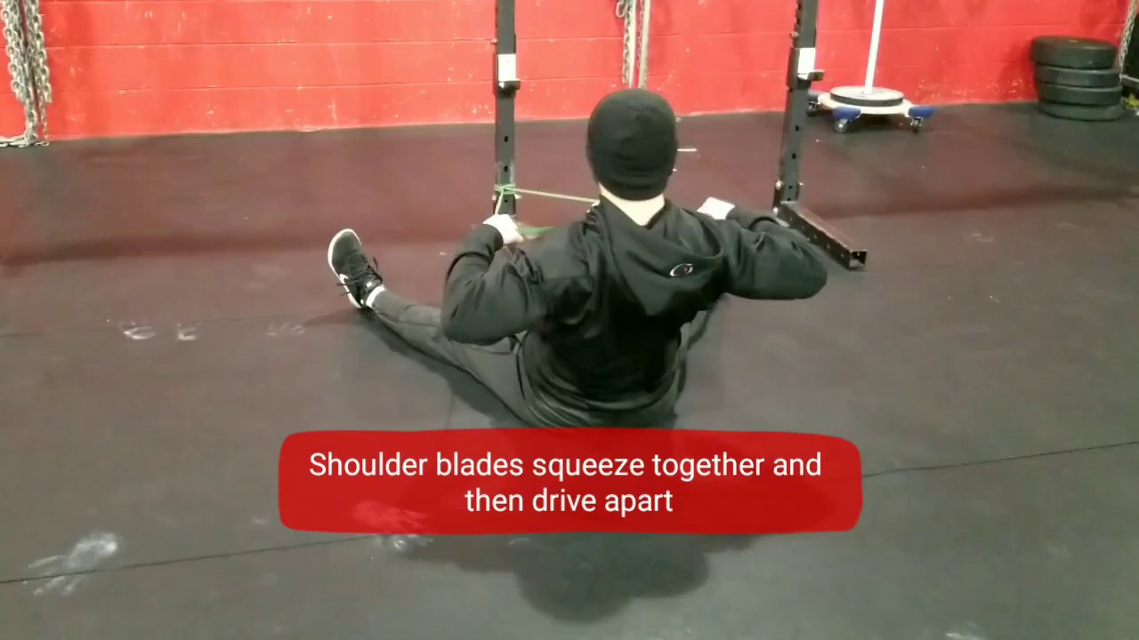 Low Band Row (wide grip) - YouTube