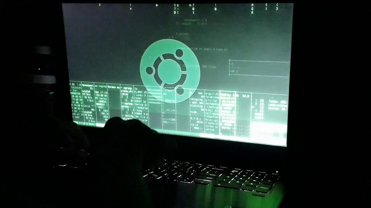 Ubuntu hacking screen - YouTube