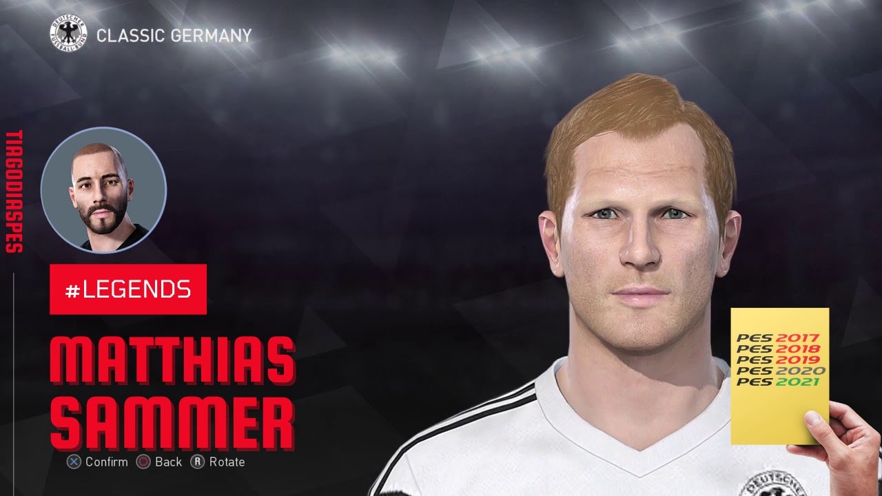 Matthias Sammer Face + Stats | PES 2018 - YouTube