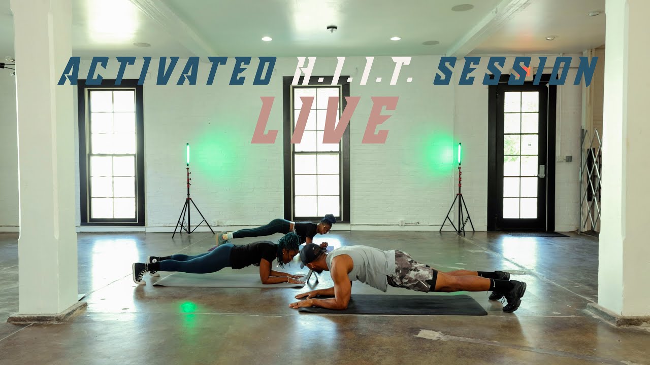 15 Minute HIIT Workout (No Equipment NEEDED) | Activated HIIT Session ...
