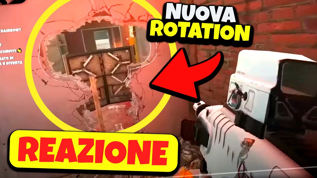 NUOVA ROTATION su R6 ASSURDA!!! - Rainbow Six Siege ITA Reazione - YouTube