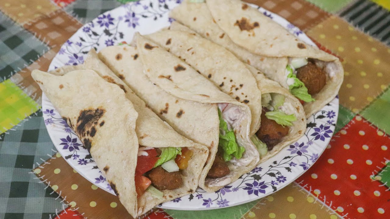 KFC Chicken Shawarma | Make shawarma at home | - YouTube