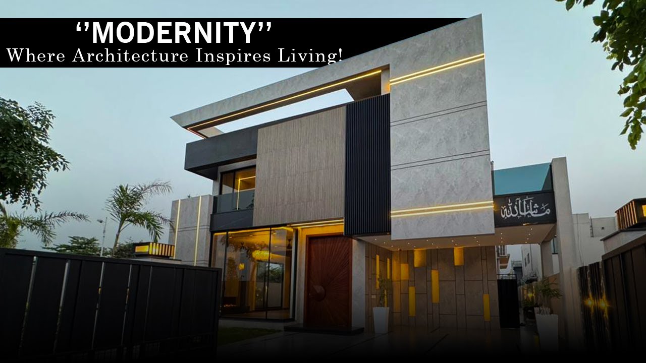 Modern Architectural House | 1 Kanal Non-Furnished Home | DHA Lahore ...