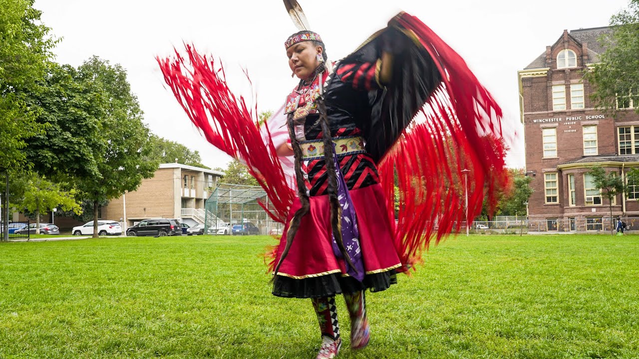This Indigenous dancer has been teaching Powwow dancing for two decades ...
