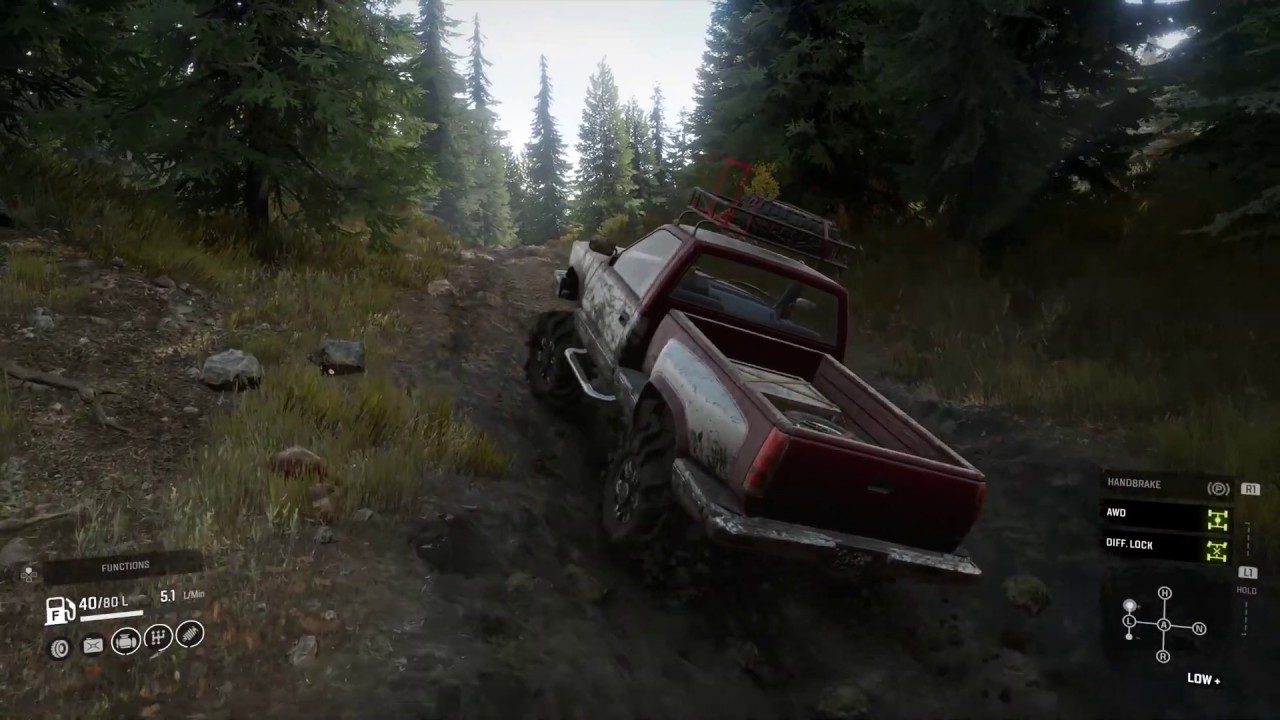 SnowRunner - Chevy CK1500 Hillclimb in Smithville Dam, Michigan - YouTube