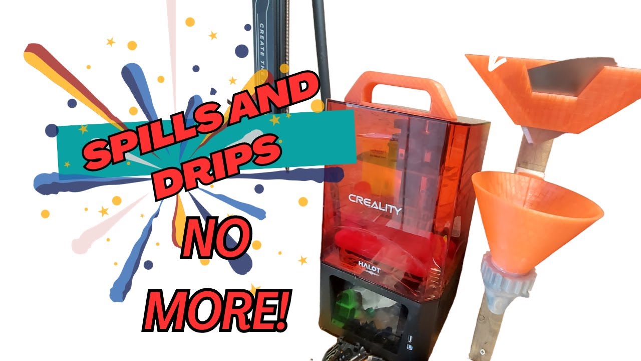 DIY Resin Station | Drain and Funnel for Resin Printer - YouTube