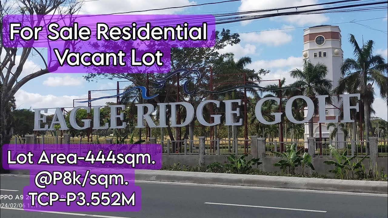 Eagle Ridge Golf & Residential Brgy Javalera General Trias Cavite ...