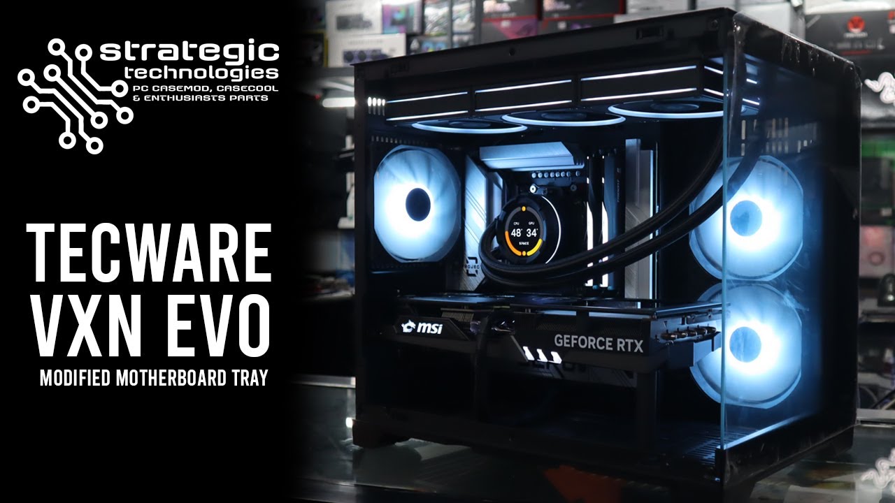 Tecware VXN EVO with modified motherboard tray for MSI B650M Project ...