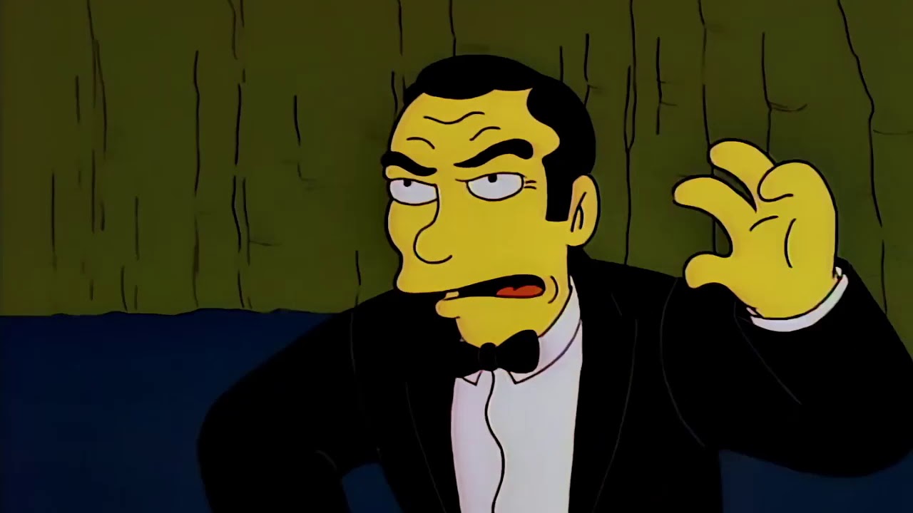 Simpson 08x02 Hank Scorpio 5 James Bond - YouTube