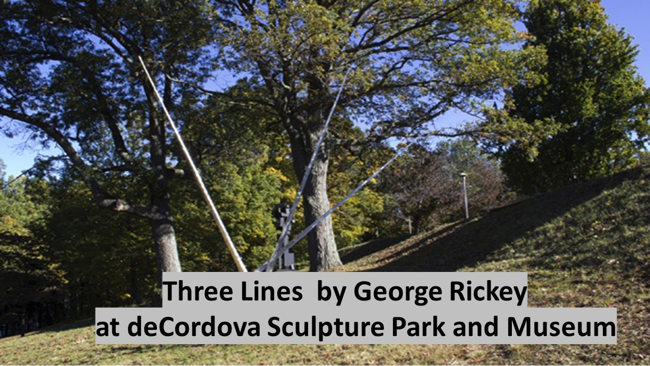 Three Lines by George Rickey at deCordova Sculpture Park and Museum ...