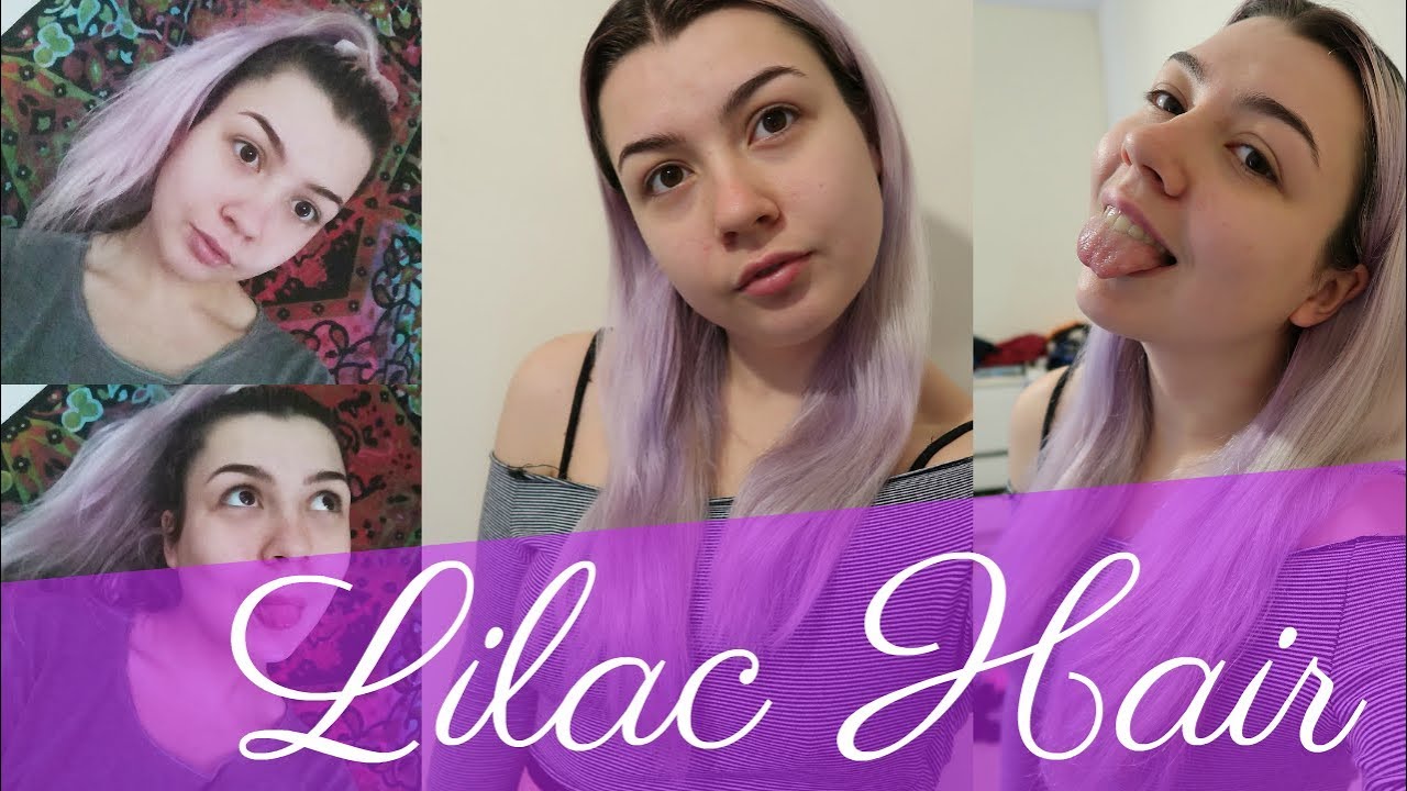 Dying My Hair Lilac (using colorista) - YouTube
