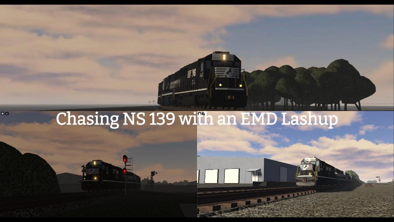 Chasing NS 139 from Chester to Lancaster with a nice EMD Lashup - YouTube