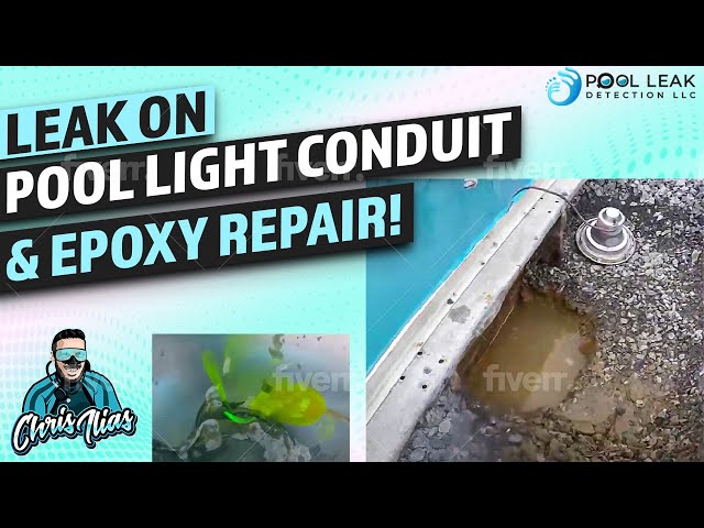Water Leaking Into Pool Light Conduit | Shelly Lighting