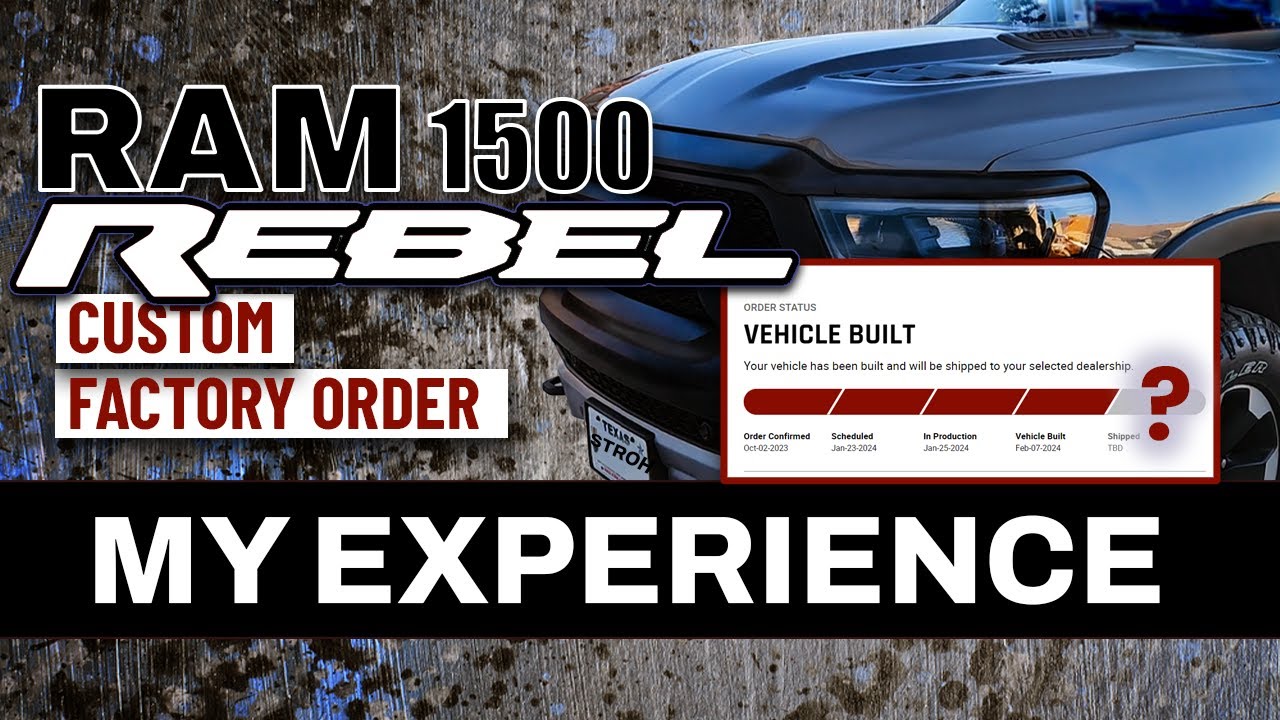 Ram Rebel 1500 ★ 2024 Custom Factory Order | My Experience - YouTube