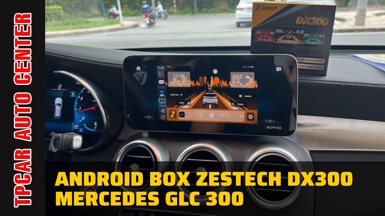Android Box Zestech DX300 cho Mercedes GLC 300 bảo hành 5 năm - YouTube