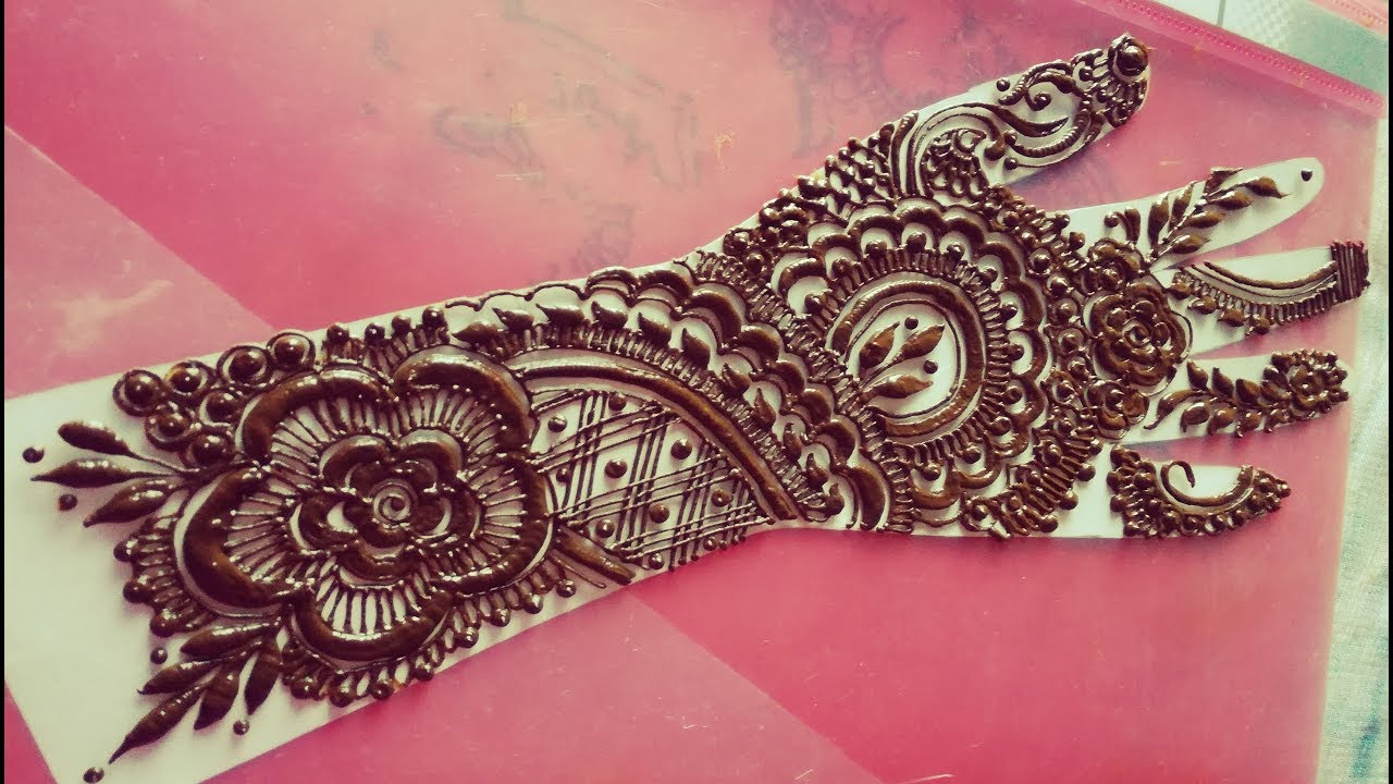 Khaleeji henna designs tutorials - YouTube