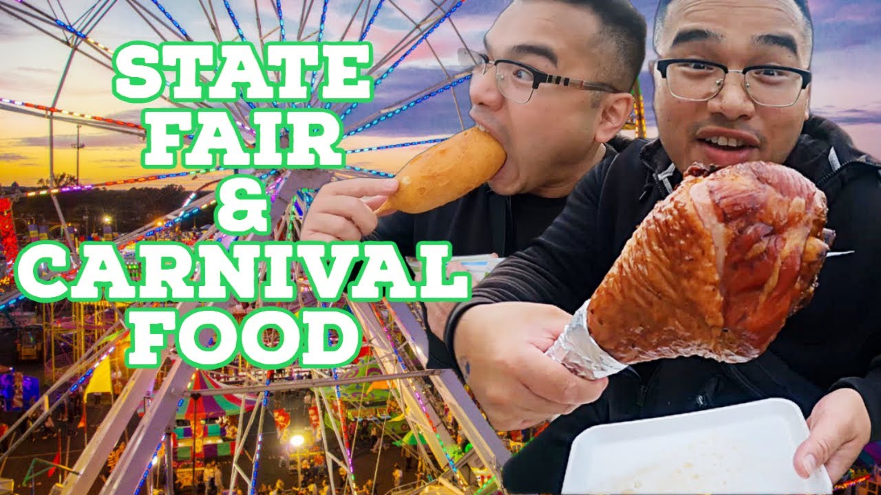 Trying STATE FAIR & CARNIVAL FOOD For the Very First Time - YouTube